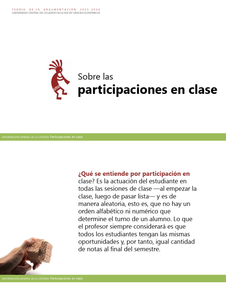 Participación en Clase: Guía y Evaluación | PDF | Educación en artes ...