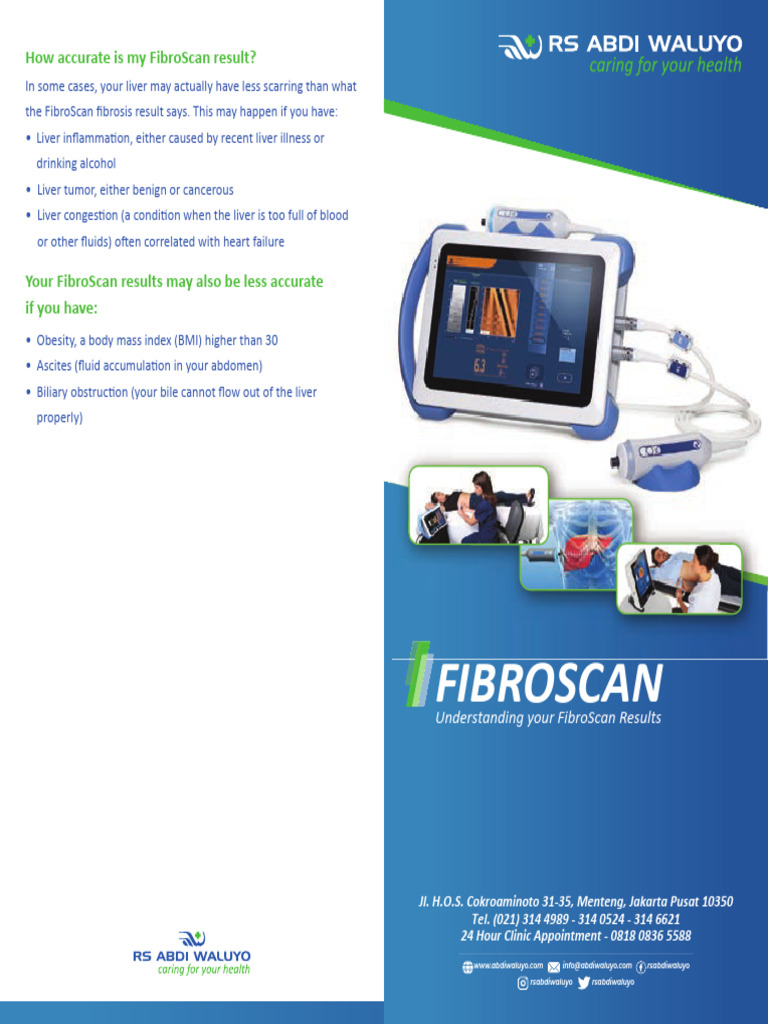 Brochure Fibroscan English | PDF | Cirrhosis | Liver