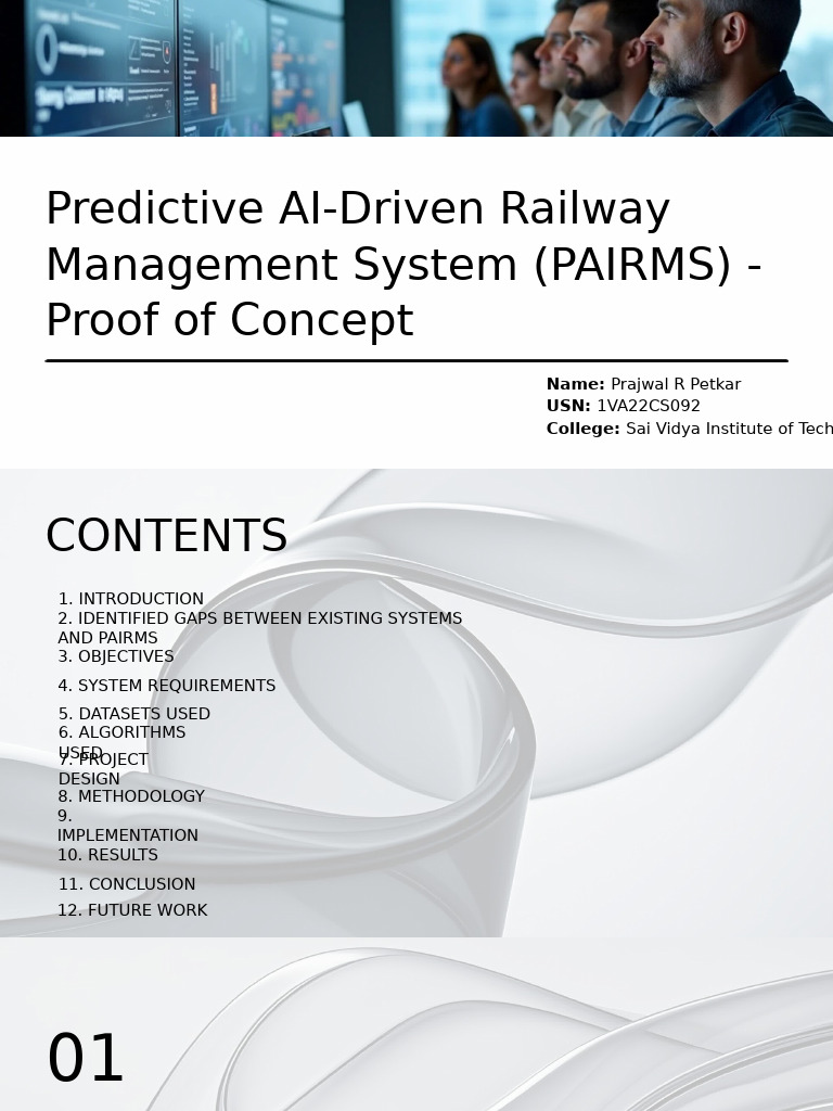 Predictive AI Railway Management System | PDF | Operating System ...