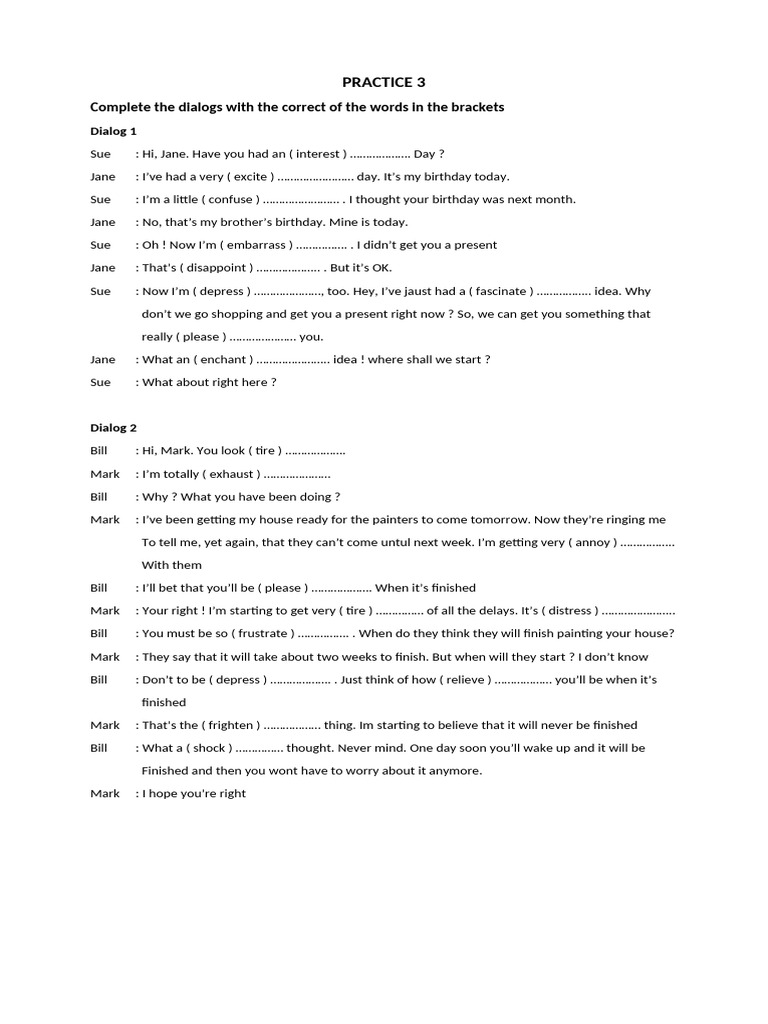 Practice 3 | PDF
