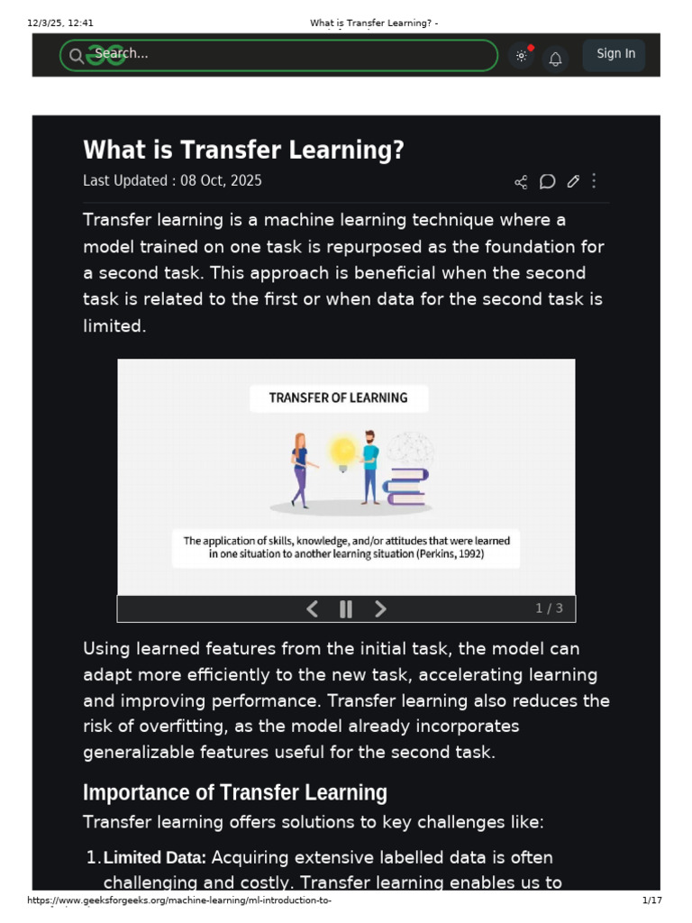 Understanding Transfer Learning in ML | PDF | Accuracy And Precision ...