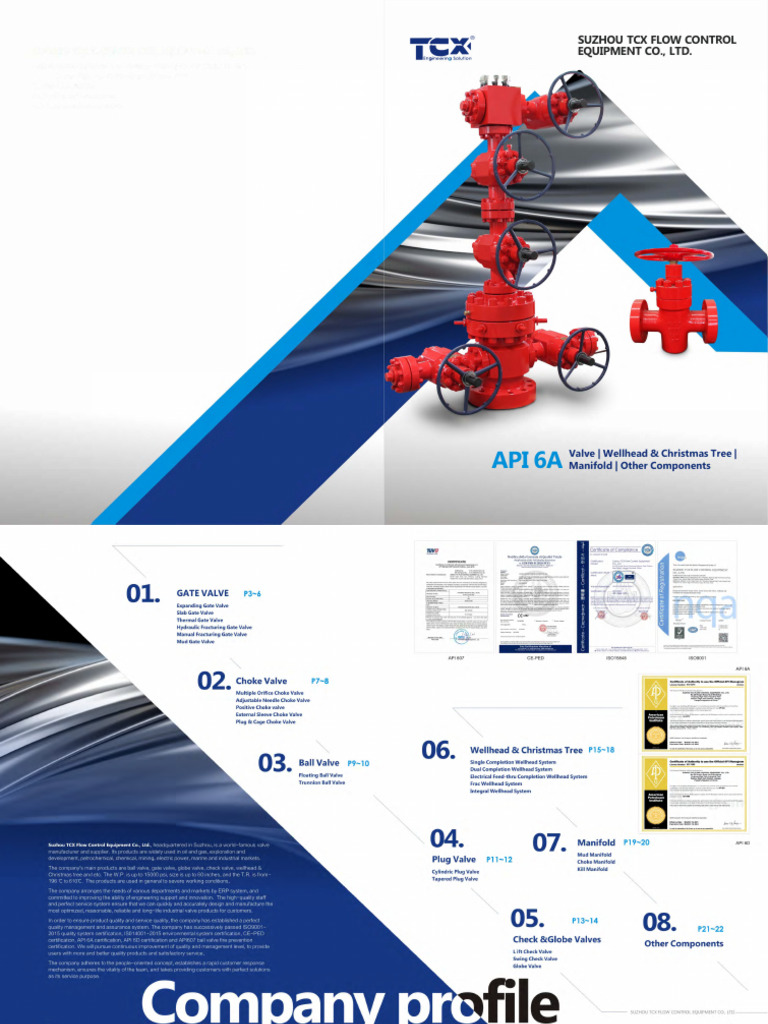 TCX Api 6a Valves&wellhead-New-En | PDF