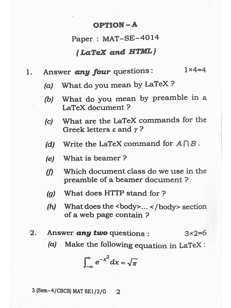 Latex | PDF | Mathematical Objects | Mathematical Analysis
