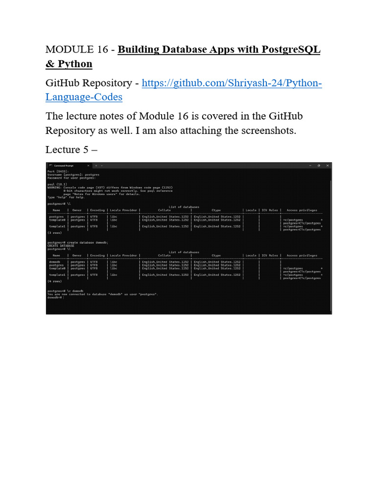 TuteDude Python Course Module 16 | PDF