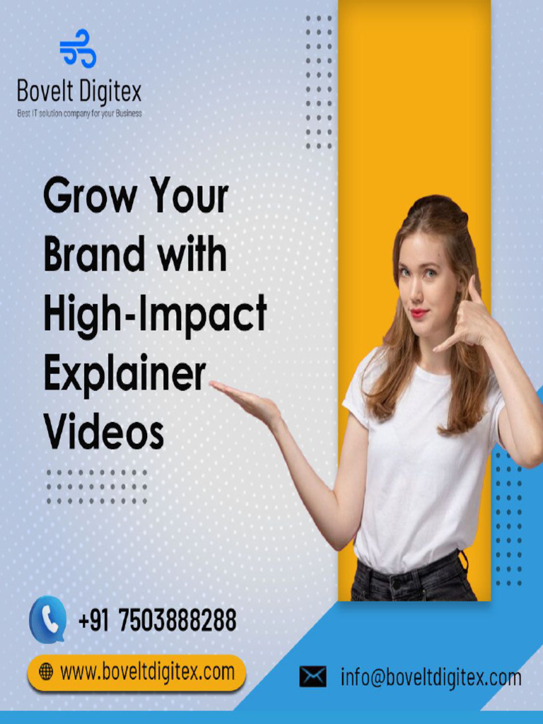 Grow Your Brand with High-Impact Explainer Videos | PDF