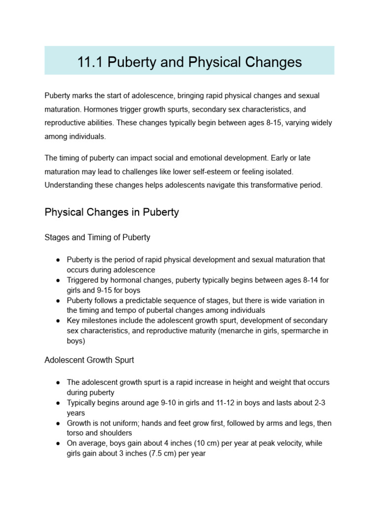 0ad | PDF | Puberty | Adolescence