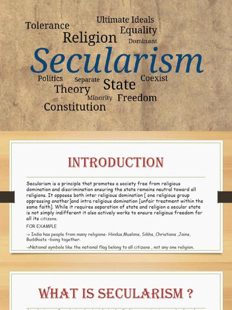 Understanding Secularism in India | PDF | Secularism | Freedom Of Religion