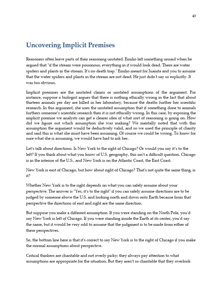 Dowden Argument Text Part 2 | PDF | Argument | Deductive Reasoning
