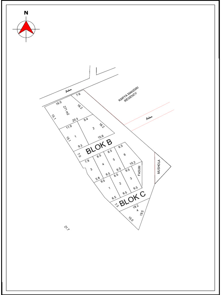 Site Plan Townhouse | PDF