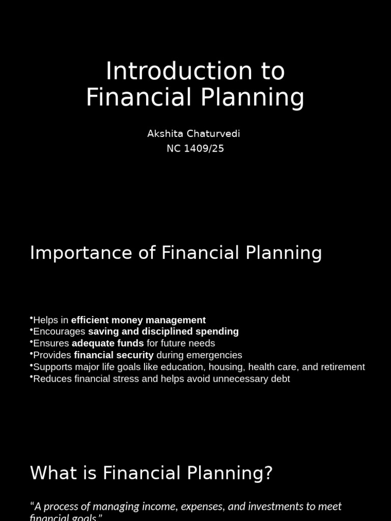 Introduction to Financial Planning | PDF | Expense | Insurance
