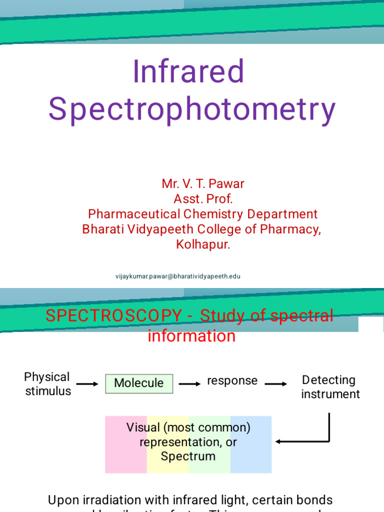 Infra red radiation | PDF | Infrared Spectroscopy | Ketone