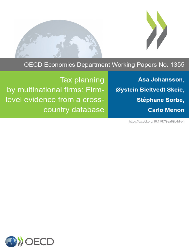 OECD | PDF | Taxes | Tax Avoidance