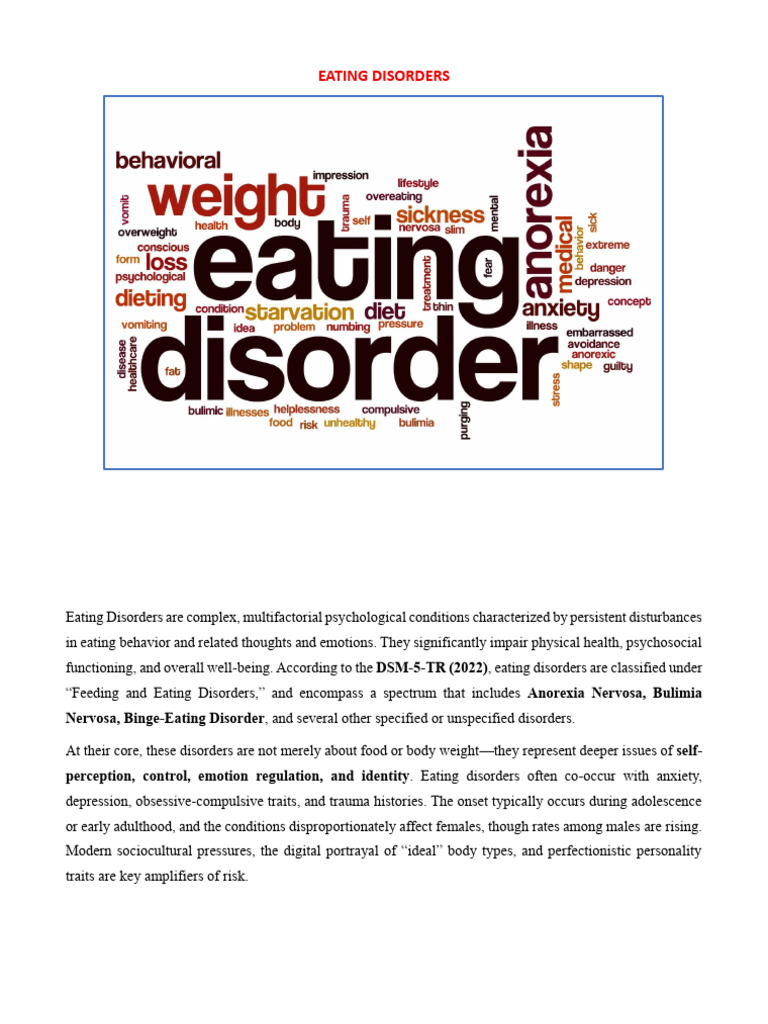 Eating Disorders | PDF | Eating Disorder | Mental Disorder