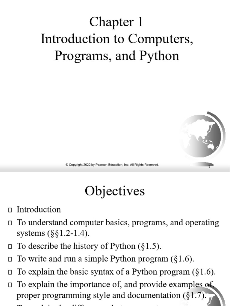 (CH1) Chapter 1 PPT | PDF | Computer Data Storage | Programming