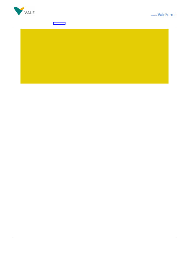 ValeForms Form Self Screening | PDF