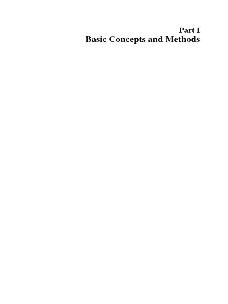 Basic Concepts and Methods | PDF