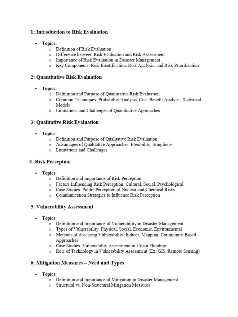 Unit 3 lesson plan (1) | PDF | Risk | Risk Management