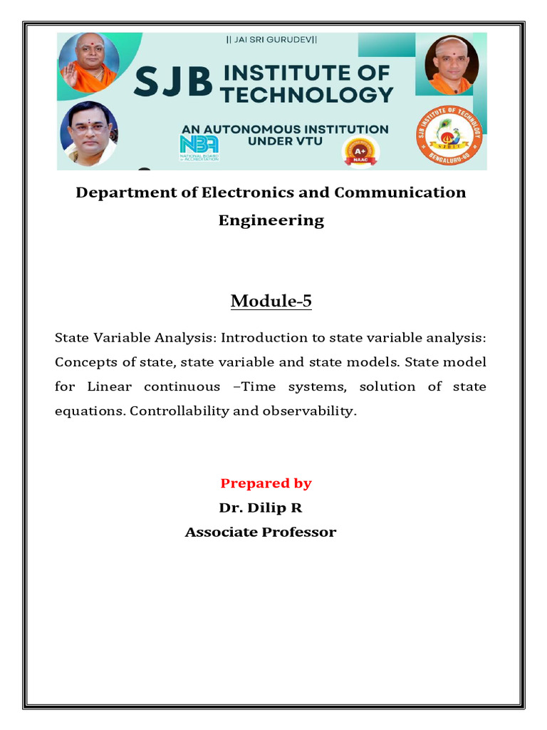Module-5 Notes Complete | PDF | Matrix (Mathematics) | Electrical Network