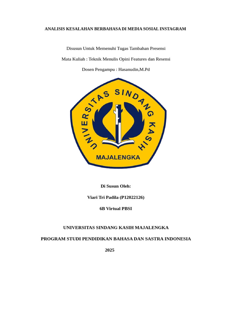 ARTpresesnsi Teknik Penulisan Viari Tri Padila[2] | PDF