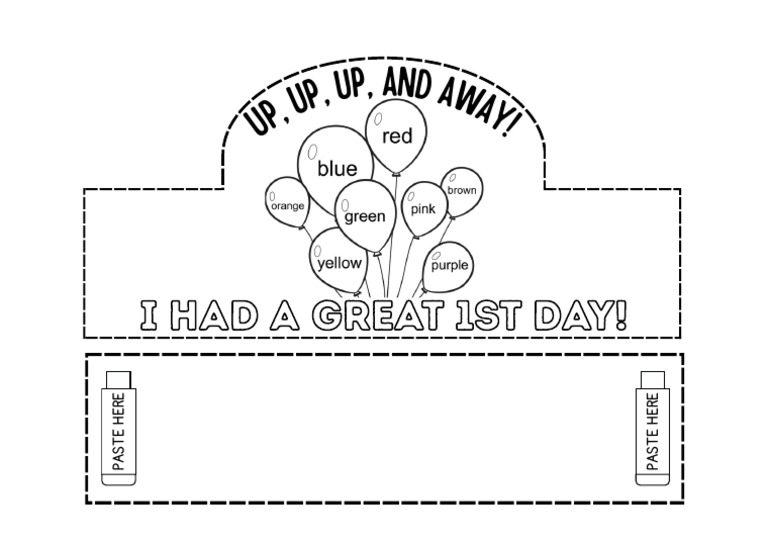 Back To School Hat Craft | PDF