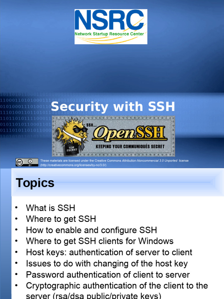 SSH Security: Configuration & Usage Guide | PDF | Secure Shell | Computing