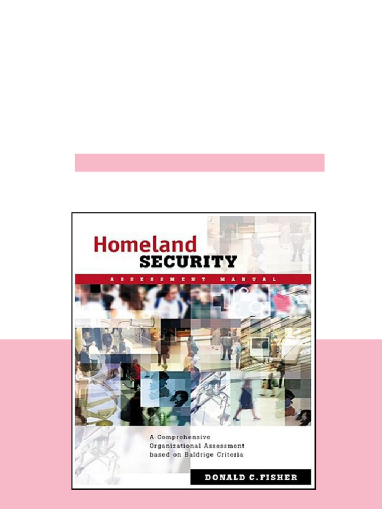 Homeland Security Assessment Manual A Comprehensive Organizational ...
