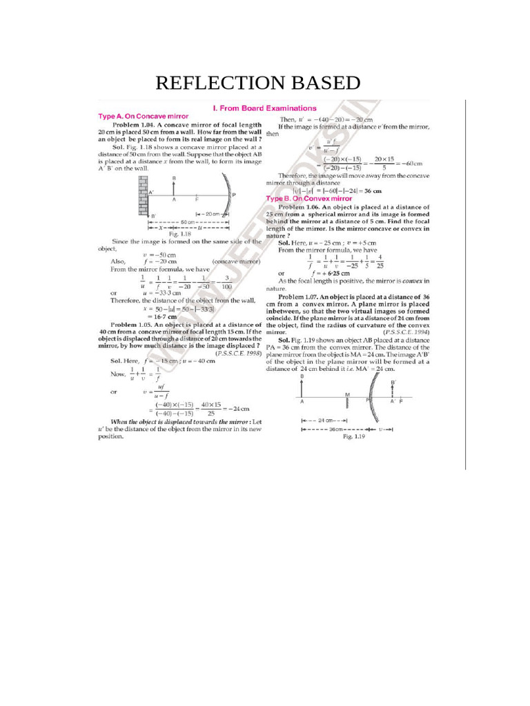 Optics: Reflection, Refraction, and More | PDF