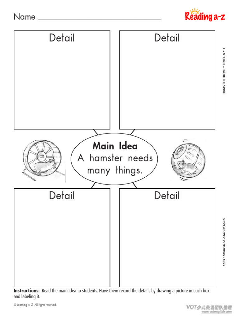 Worksheet Raz Kid - Hamster Home | PDF