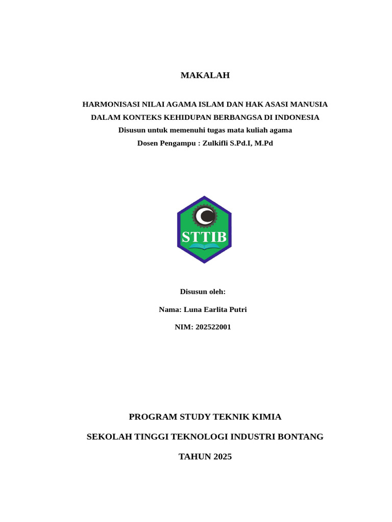 Harmoni Islam dan HAM di Indonesia | PDF