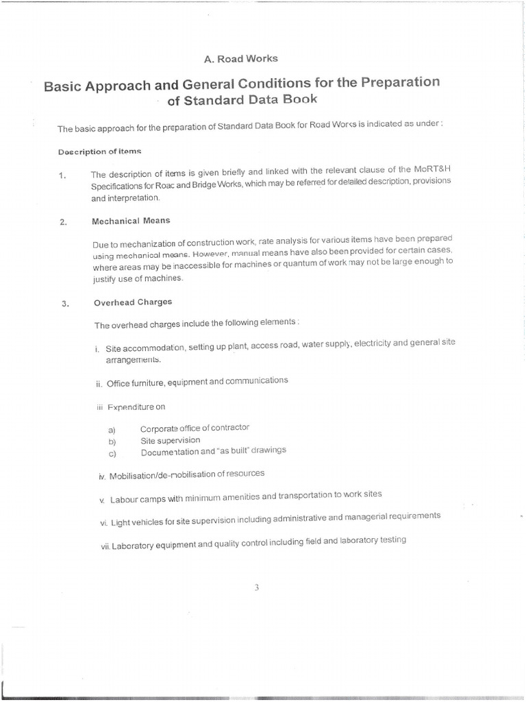 Morth Overhead Charges Guidelines | PDF
