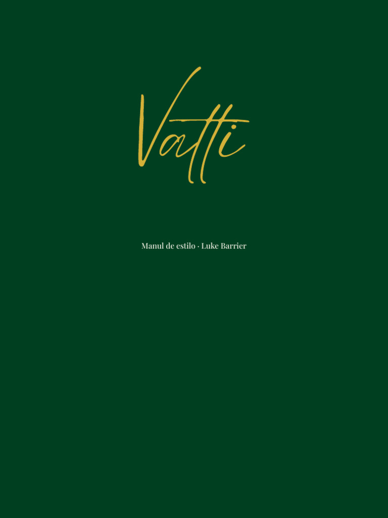 Guía de Estilo de Marca Vatty | PDF | Helvética | Impresión