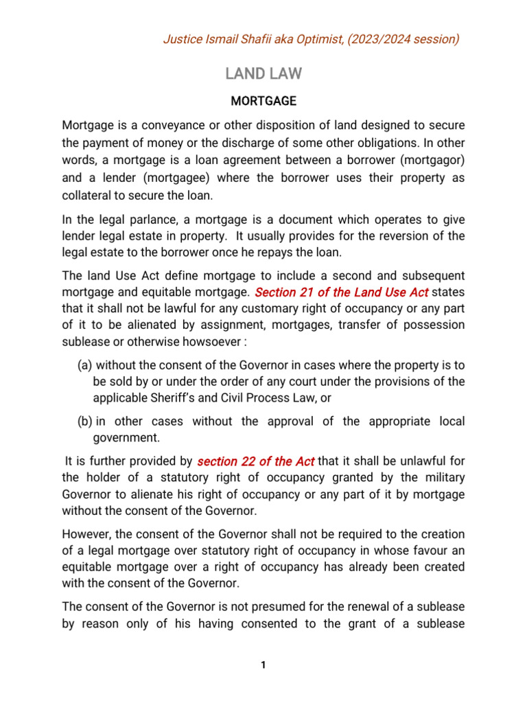 Mortgages | PDF | Mortgage Law | Mortgages