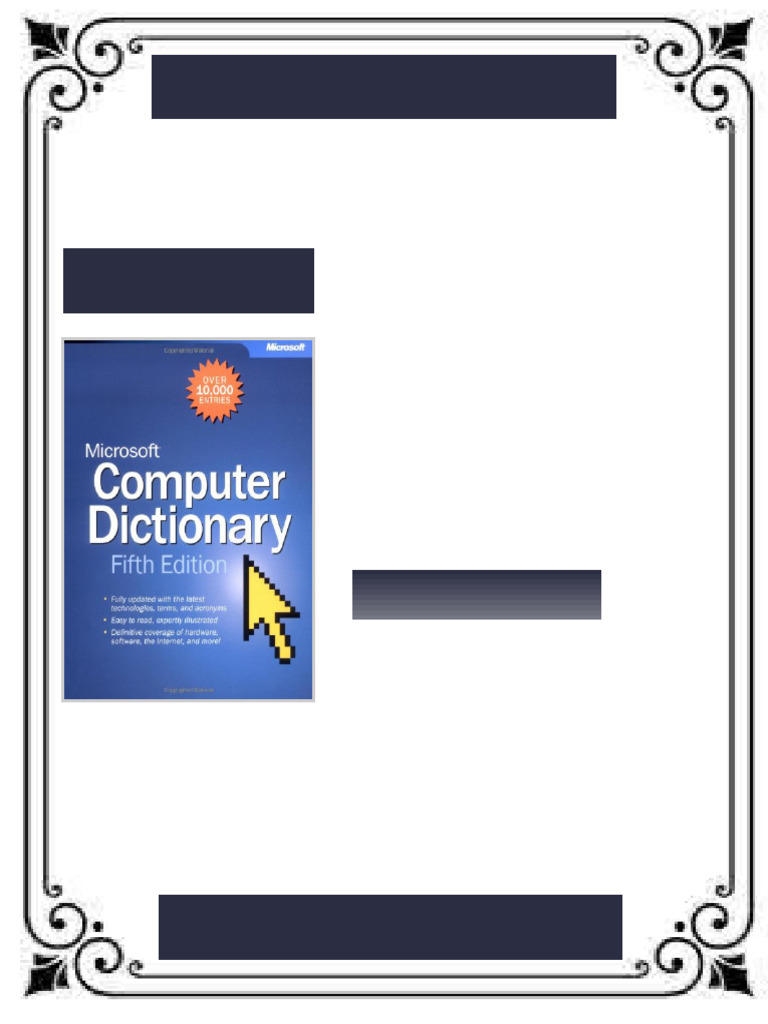Microsoft Computer Dictionary Fifth Edition Microsoft Press ebook full ...