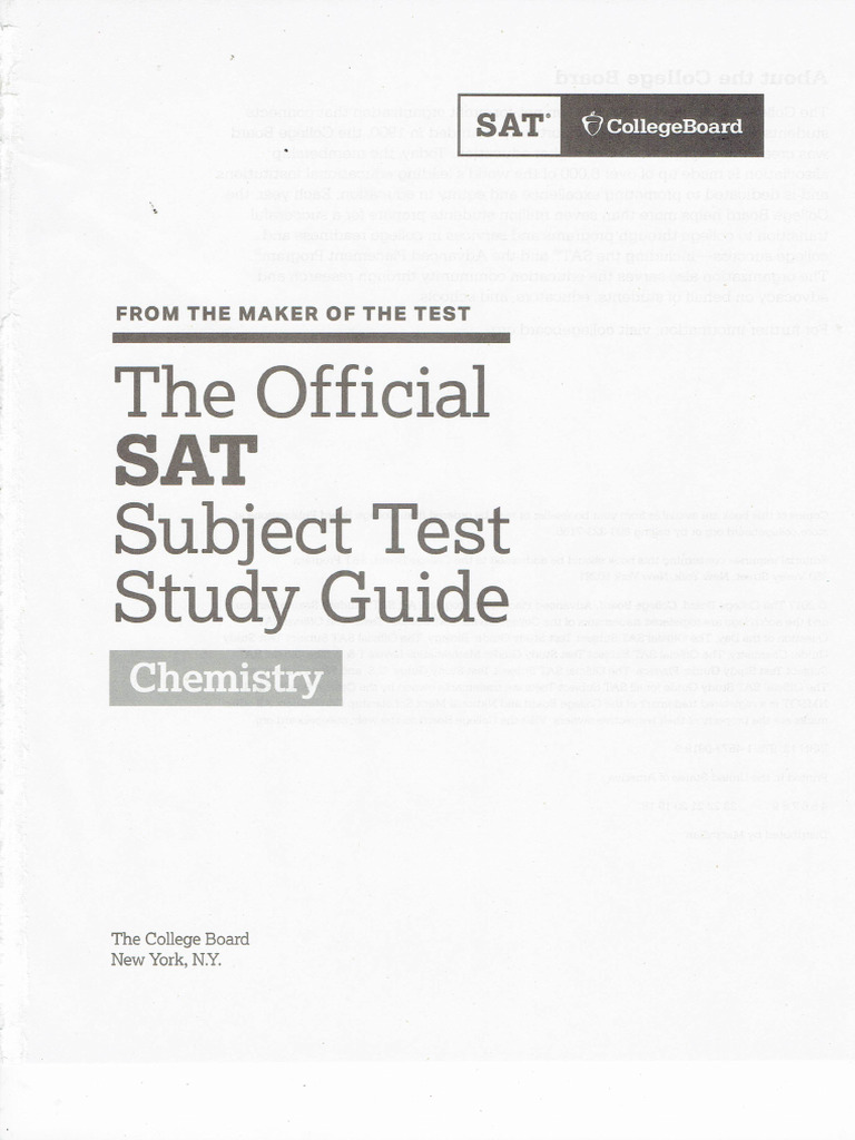 2_หนังสือ Sat Chem Advanced (1) | PDF | Chemical Reactions | Acid