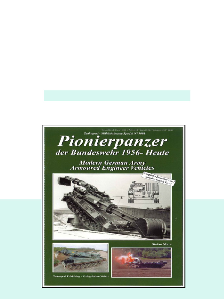 Pionierpanzer Der Bundeswehr 1956 Bis Heute Modern German Army Armoured ...