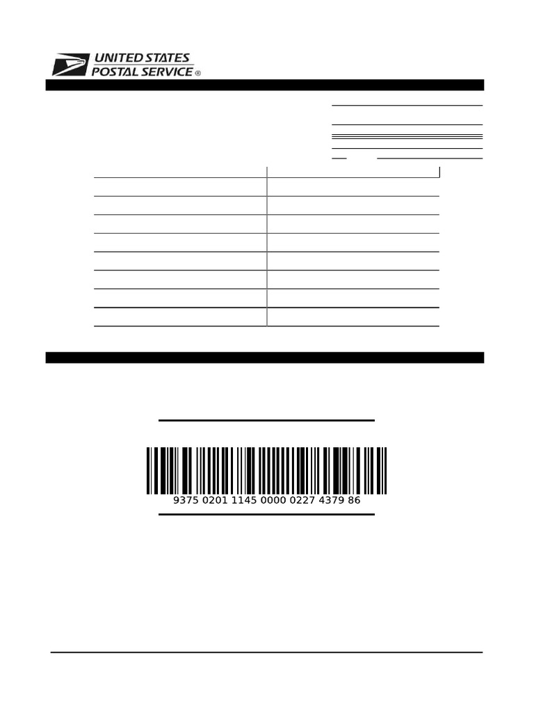 USPS Shipment Confirmation Notice | PDF