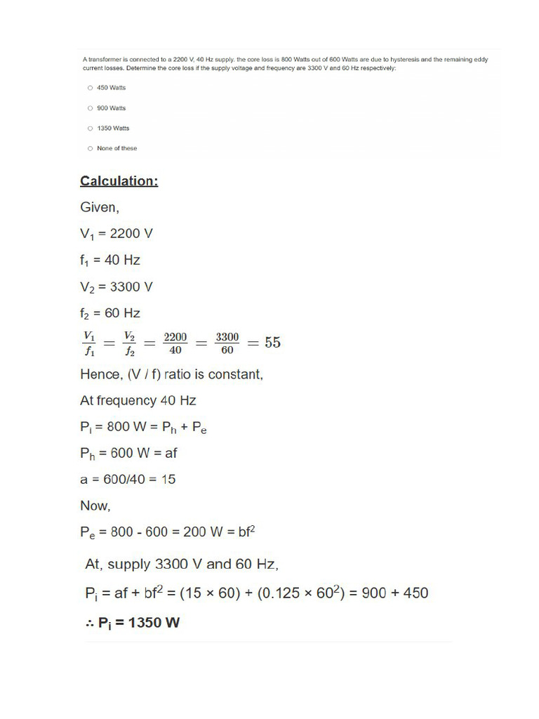 Uppsc Poly Lec Electrical Paper 1 | PDF