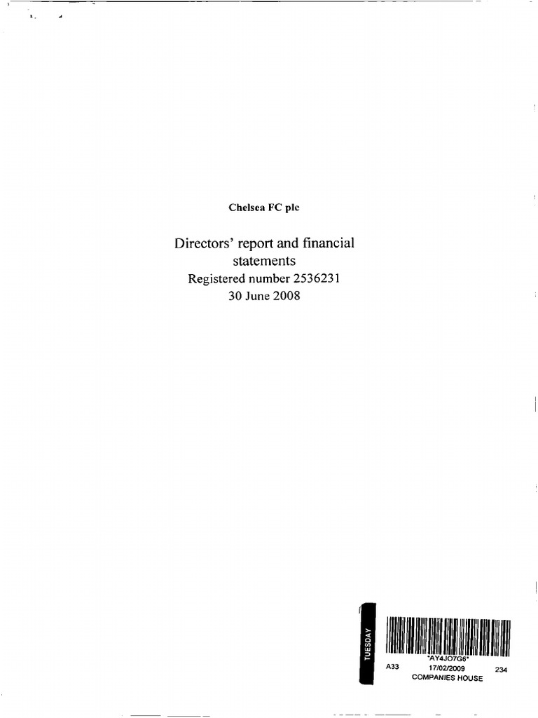 Chelsea 2008 | PDF