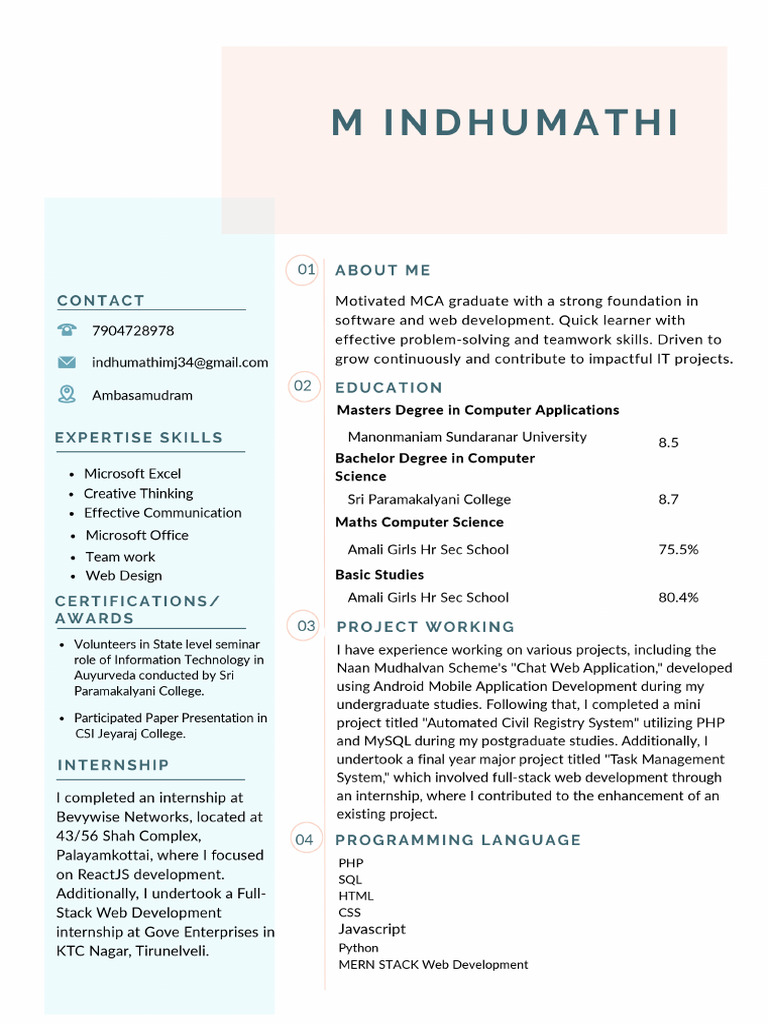 Resume Mind Hum at Hi | PDF