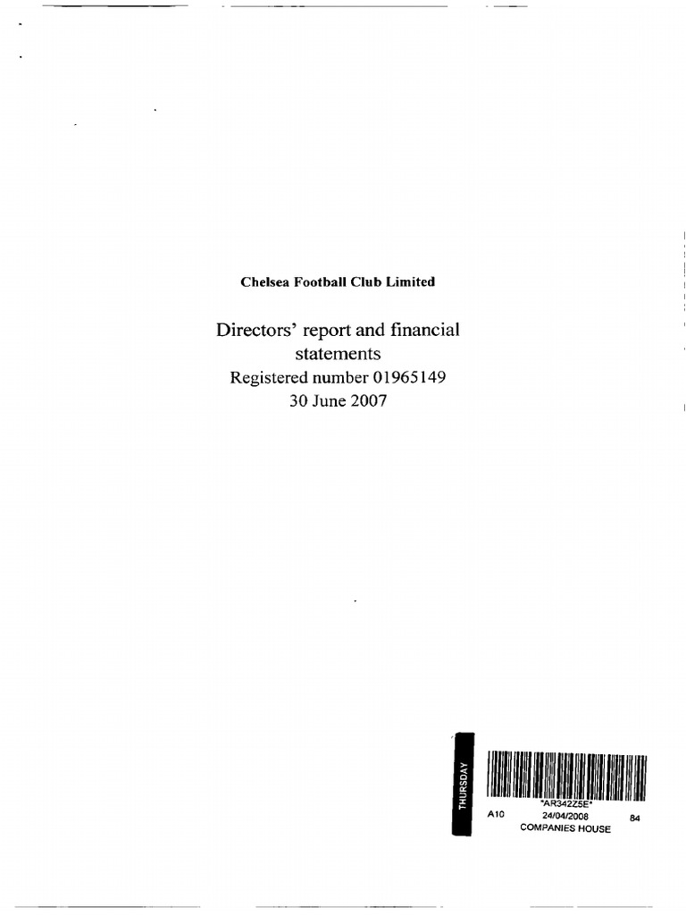 Chelsea 2007 | PDF