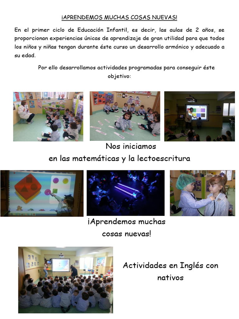 Tengo 2 Años y Voy Al Cole | PDF