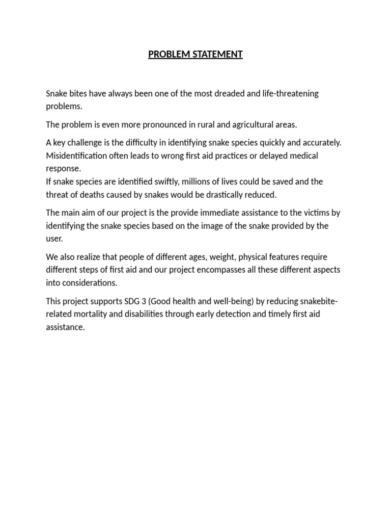 Problem Statement | PDF