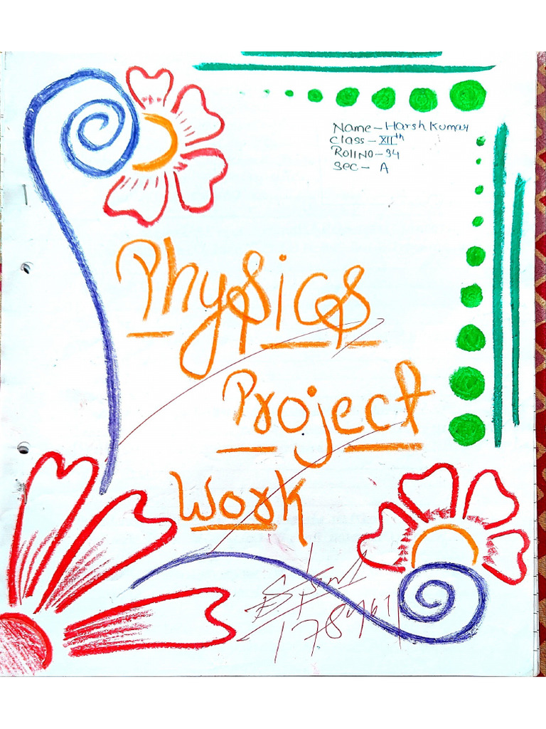 physics project work class 12 | PDF