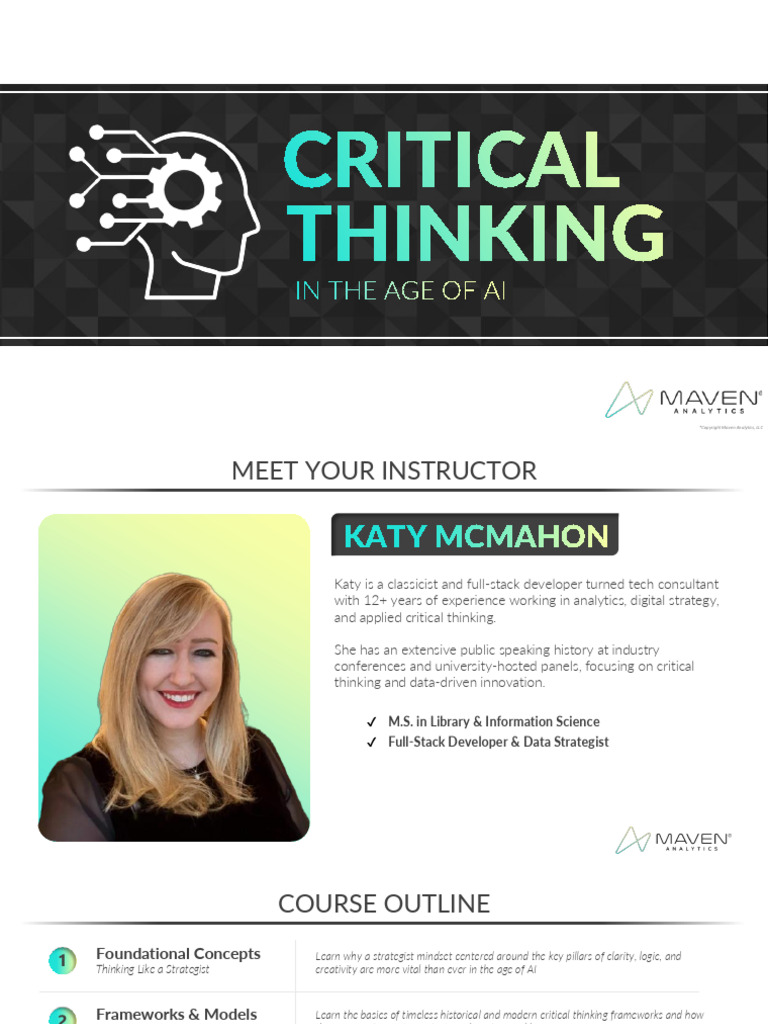 Mastering Critical Thinking in AI Era | PDF | Critical Thinking | Socrates
