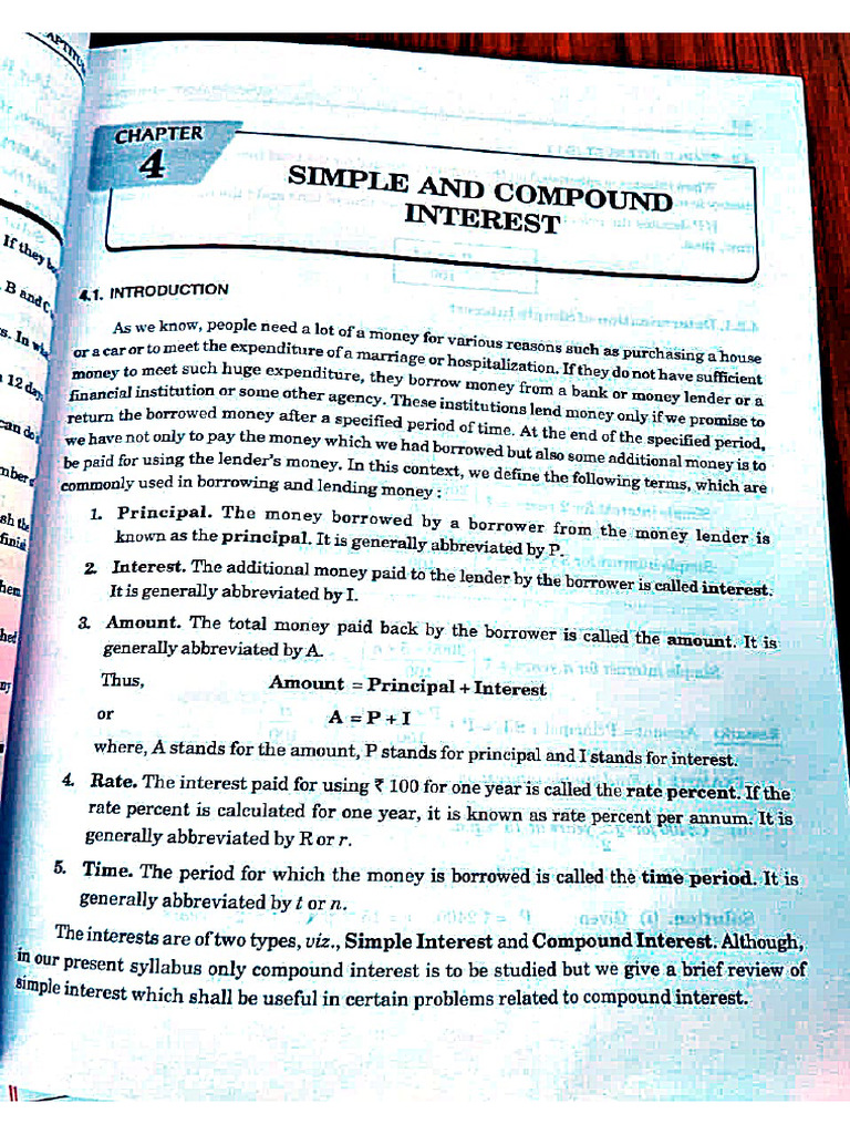 Simple and compound interest | PDF