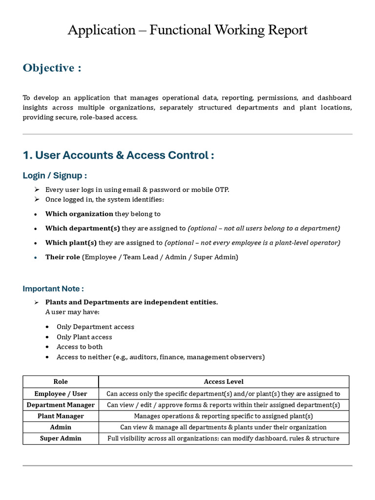 Application for Operational Data Management | PDF | Computing ...