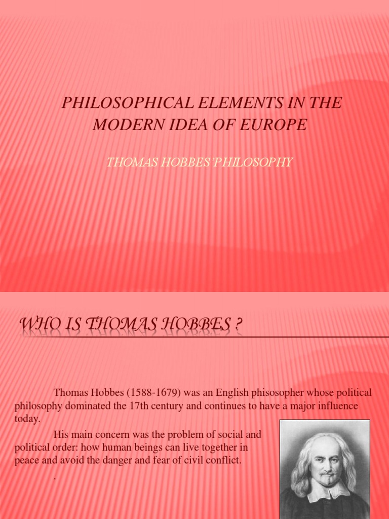 Hobbes | PDF | Thomas Hobbes | Social Contract