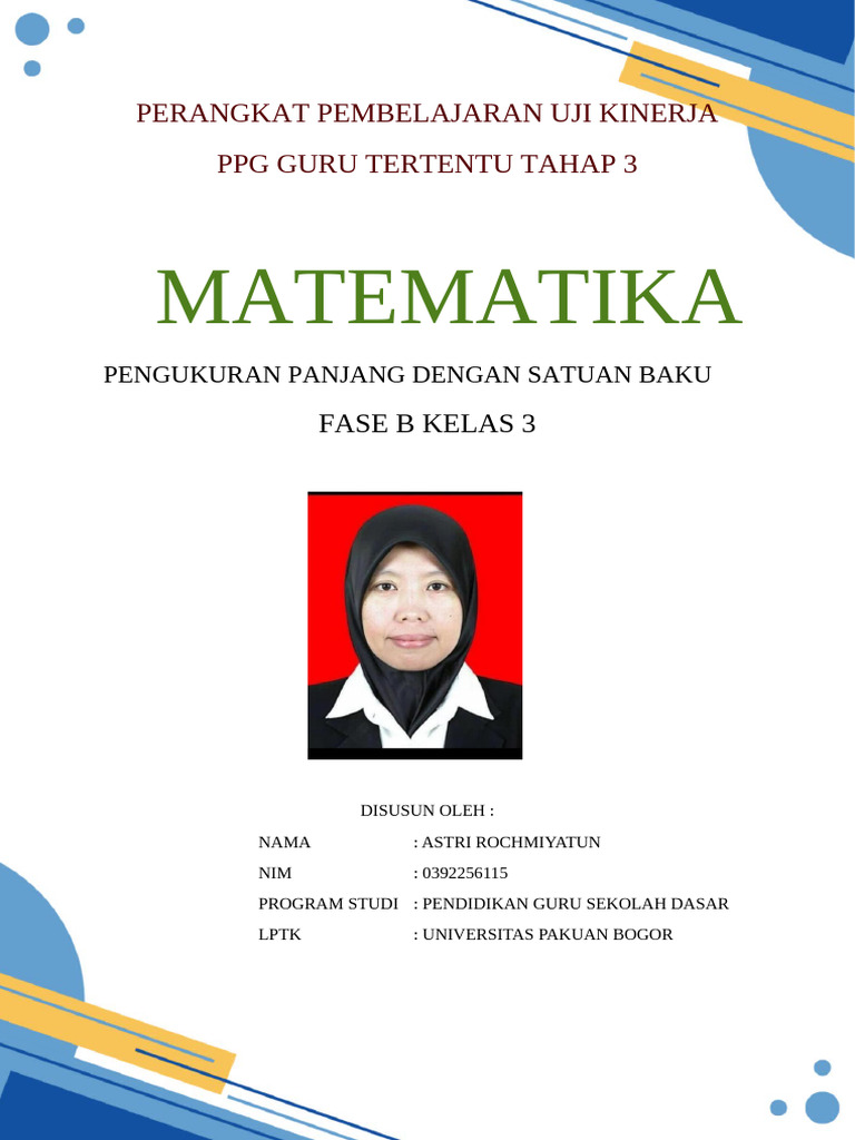 Modul Ajar Ukin Ppg Tahap 3_matematika | PDF