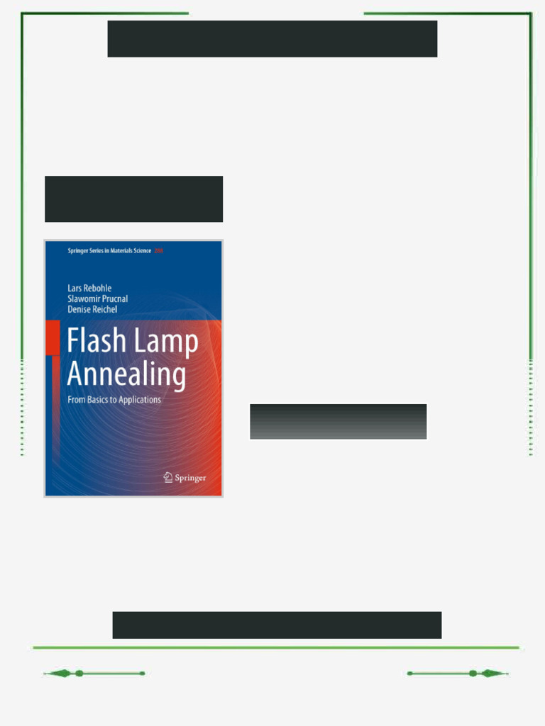 Flash Lamp Annealing From Basics to Applications Lars Rebohle eBook ...