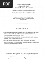 AES Cipher Transformations Diagram | PDF